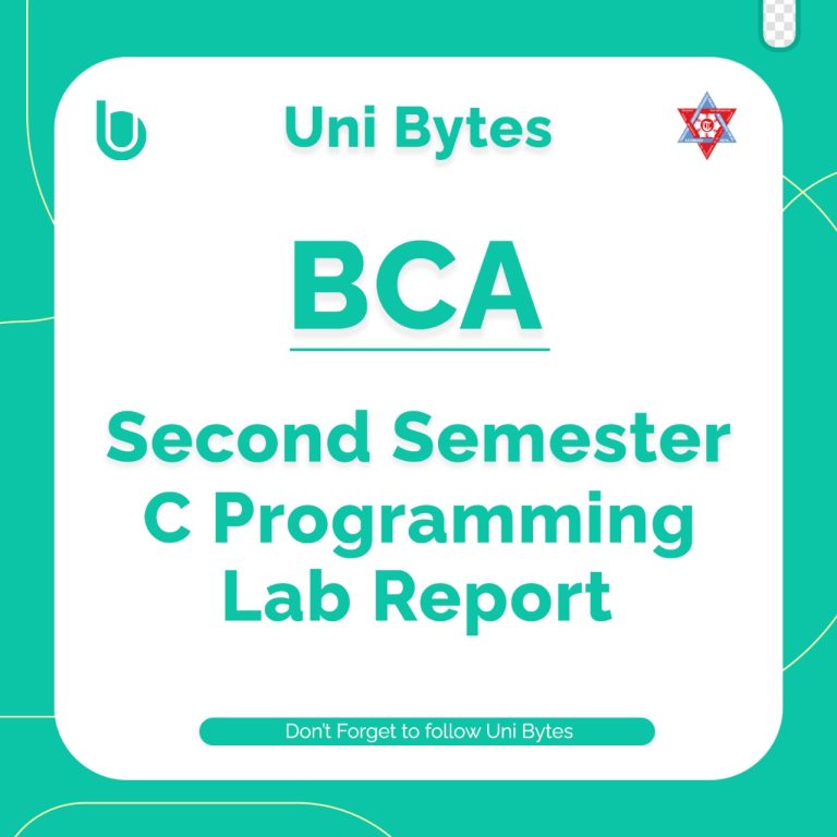 C Programming Lab Reports » Uni Bytes