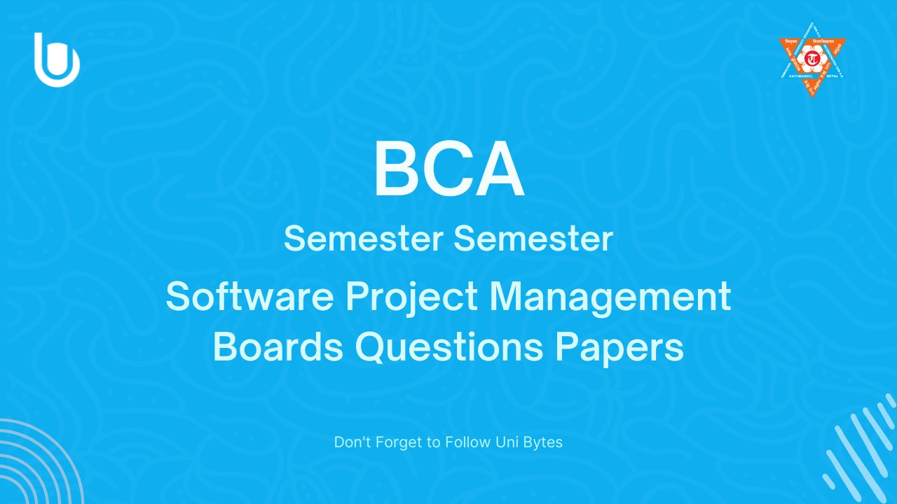 BCA Seventh Semester Software Project Management Board Questions Papers ...