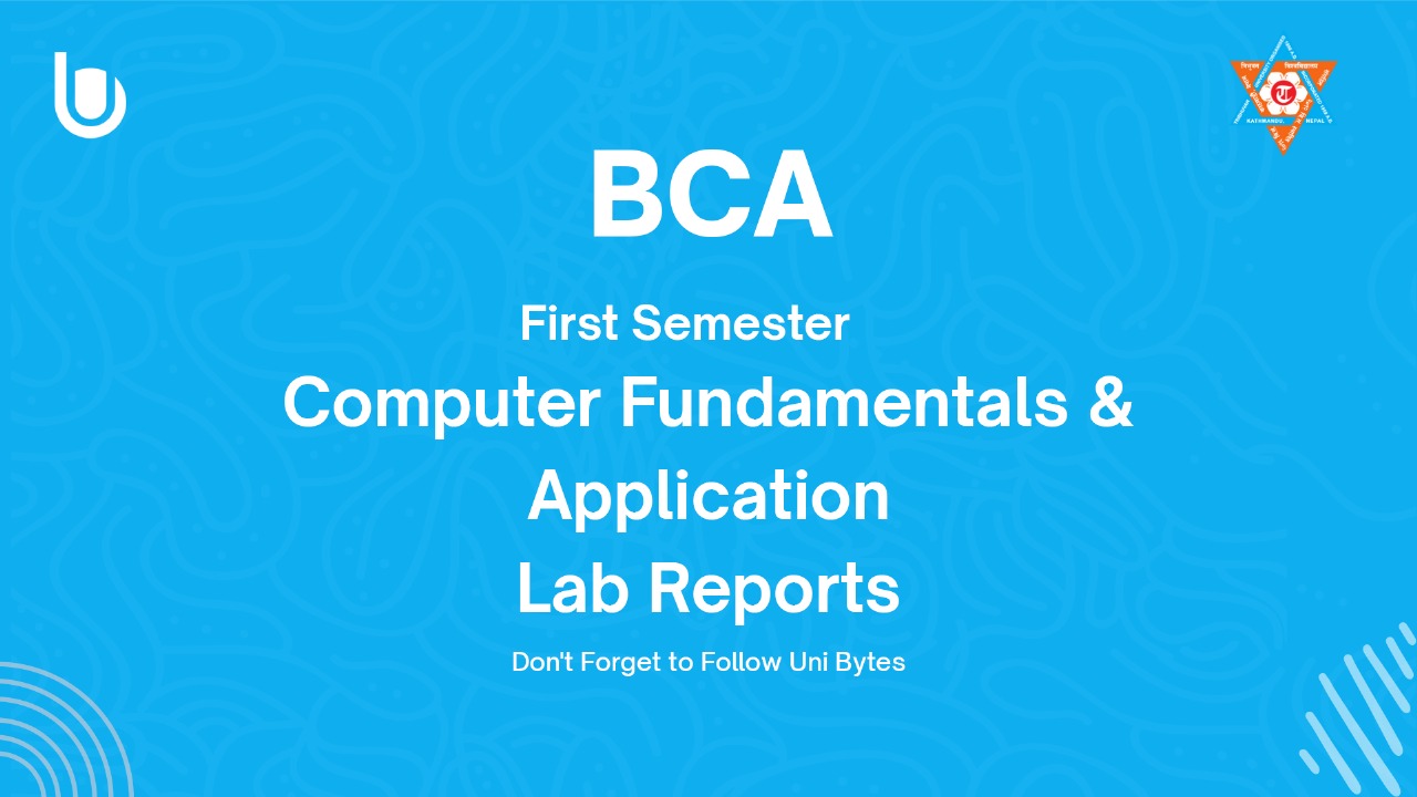 Computer Fundamental And Applications Lab Reports