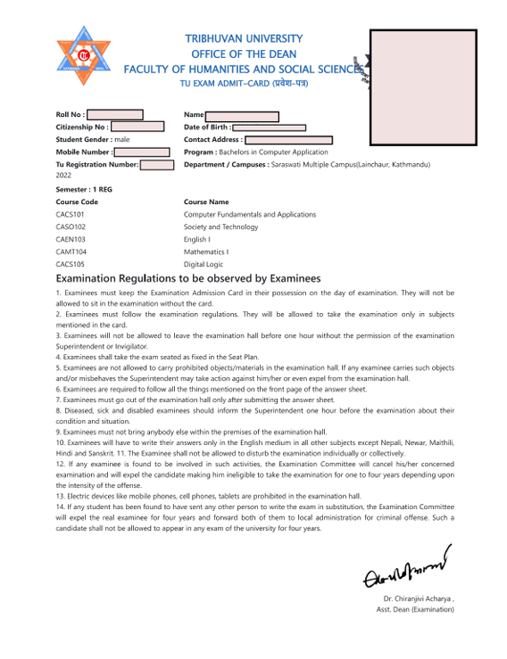 TU BCA,BSW,MCA,MA & PDG Retotaling Process » Uni Bytes