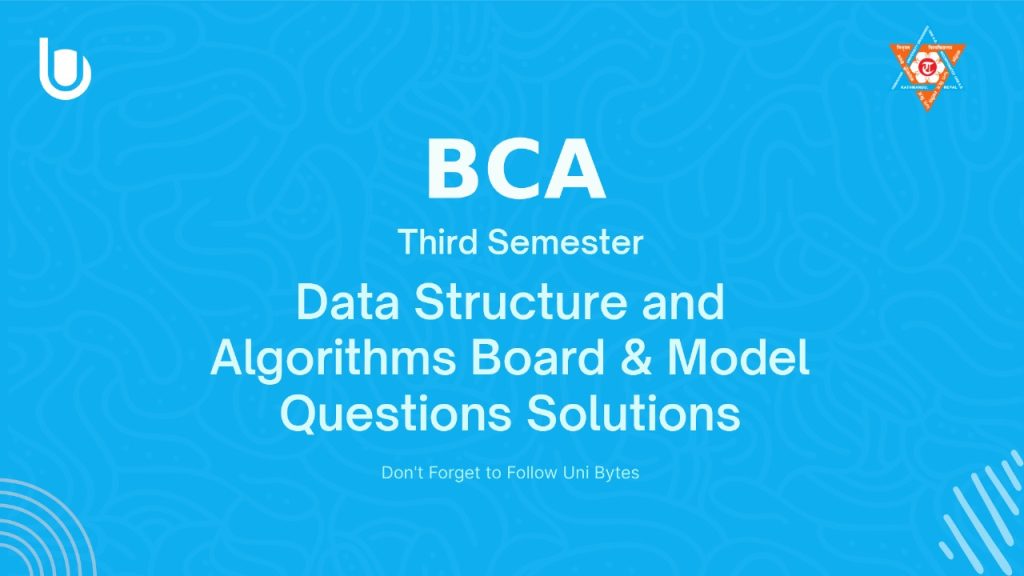 Data Structure And Algorithms Board Questions Solutions