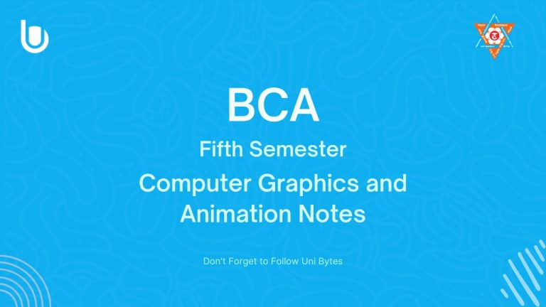 Computer Graphics And Animations Notes » Uni Bytes